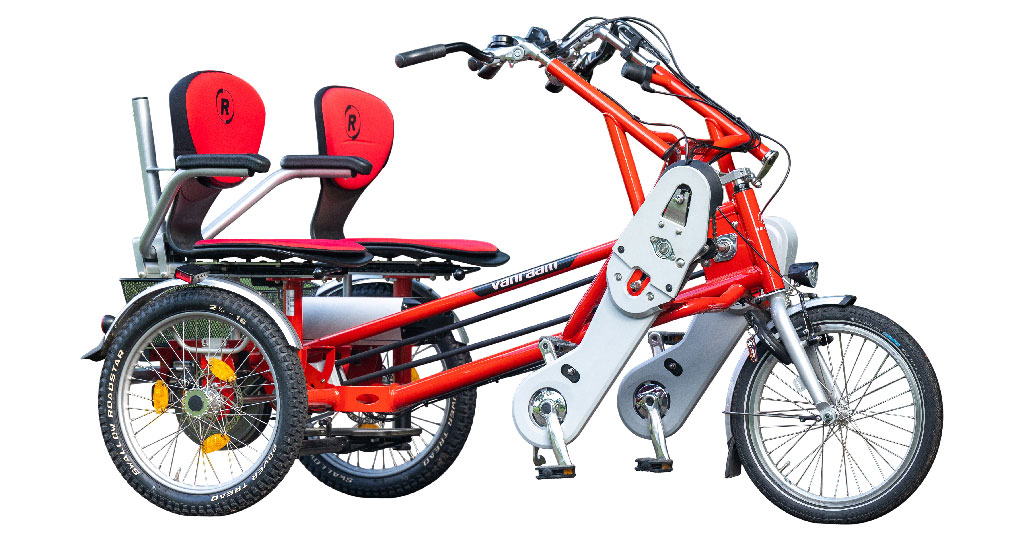 Van Raam Fun2Go Elektrisches Dreirad Paralleltandem