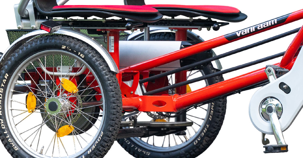 Van Raam Fun2Go Elektrisches Dreirad Paralleltandem